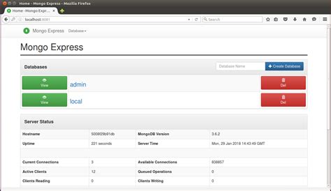 Mongodb Mongo Expressをdocker Composeでお手軽構築 Docker Compose Qiita