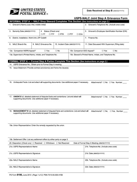 Ps Form 1260 Fillable Printable Forms Free Online