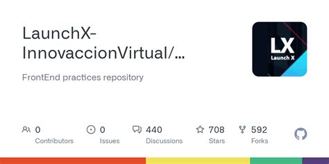 GitHub LaunchX InnovaccionVirtual FrontEnd Mision FrontEnd Practices Repository