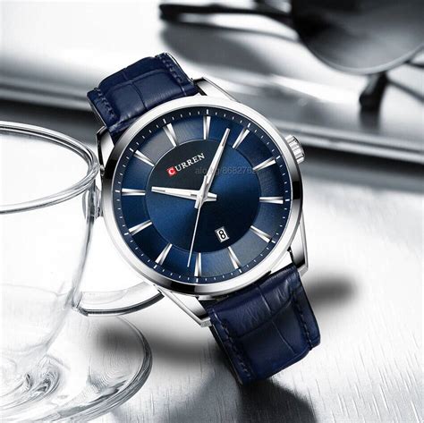 Curren Hq8365 луксозен мъжки кварцов часовник Curren Мъжки Ръчни часовници Севлиево Cu