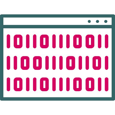 Binary Code Generic Outline Color Icon Binary Code Generic Outline Color Icon