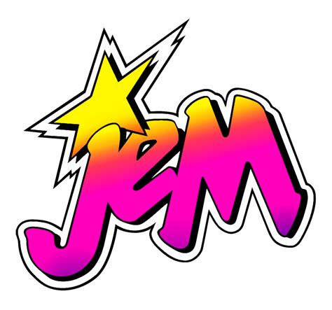 Regular Print And Glitter N Gold Jem Logos 1985 88 R1980s