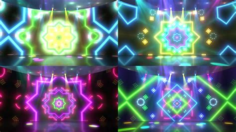 4k动感时尚图形菱形隧道通道三维弧形舞台视频素材下载编号29723683光厂vj师网