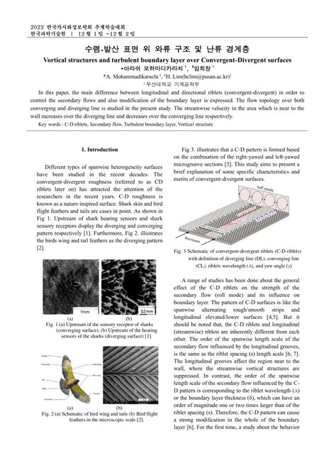 Pdf Vortical Structures And Turbulent Boundary Layer Over Convergent