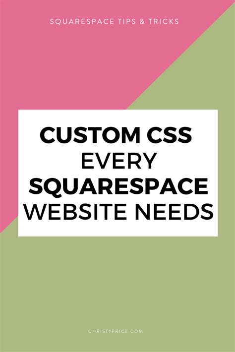 custom css every squarespace 7 0 website needs — squarespace web design