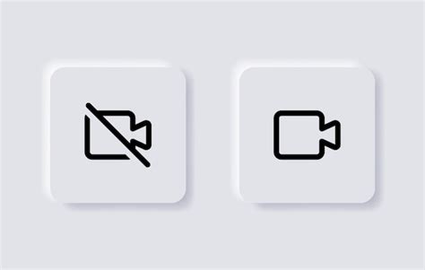 Premium Vector Video Camera Icon Disable Cam Off Symbol Facetime Icons Website Web App Ui
