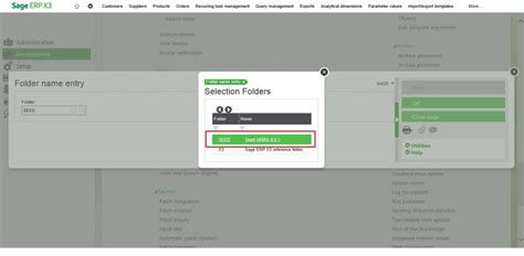 how to lock folder in sage x3 sage x3 tips tricks and components