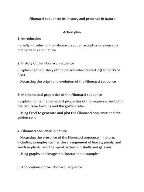 fibonacci sequence its history and presence in nature pdf
