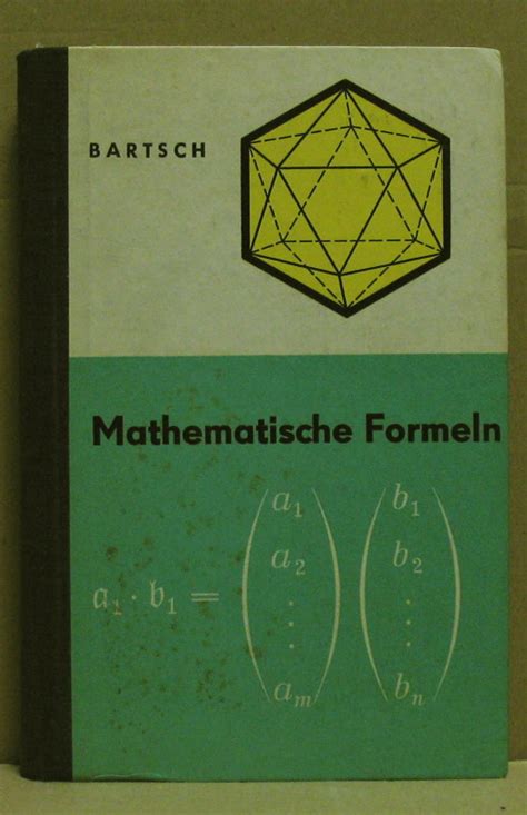 Mathematische Formeln Von Bartsch Zvab