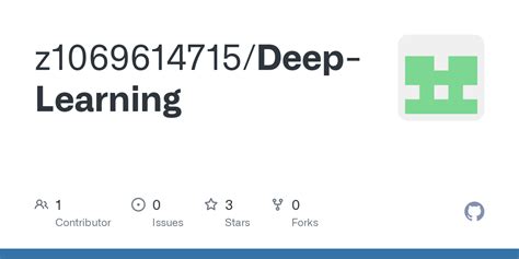 GitHub Z1069614715 Deep Learning