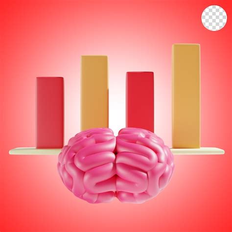 Premium Psd Brain And Chart