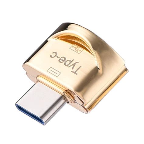 Portable Mini Card Reader Type C Micro SD TF Memory Card Reader OTG Adapter USB Card Reader For