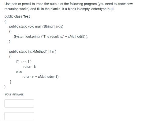 Solved This Is A Java Programming Output Hw Answer All