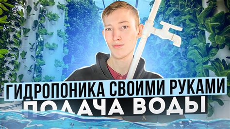 Невероятное домашнее дело Свой стеллаж гидропоники с водой самостоятельно Youtube