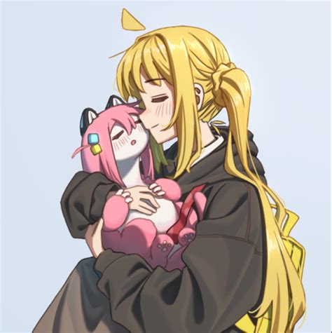 Gotoh Hitori And Ijichi Nijika Bocchi The Rock Drawn By Myvia Mokols Danbooru