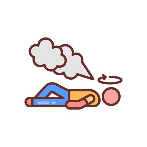 Carbon Monoxide Poisoning Icon In Vector Illustration 24246492 Vector
