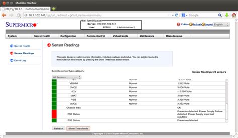 IPMI Power Supply Sensor Thomas Krenn Wiki