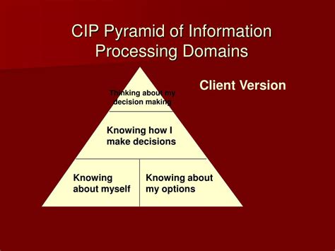 Ppt Translating Theory To Practice A Cognitive Information Processing Cip Approach To