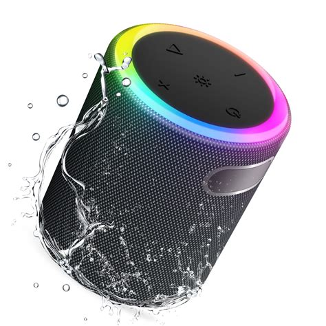 Portable Led Party Bluetooth Speaker Mini Wireless Speaker With Lights Rich Stereo Bass