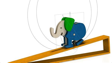 코끼리 Ramp Walker Fusion360 Animation 2 Youtube