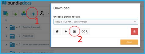 Securely Send The Index Page To Other Side Counsel Training Tip