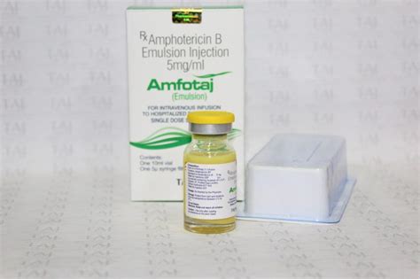 Amphotericin B Emulsion Injection 50mg 10ml Gmp Manufacturer