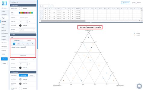 Scatter Ternary Plot