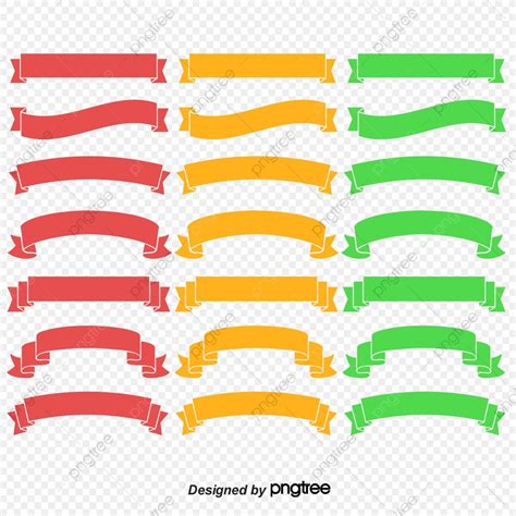 لون شعار الشريط ورق شريط لافتة Png وملف Psd للتحميل مجانا Ribbon