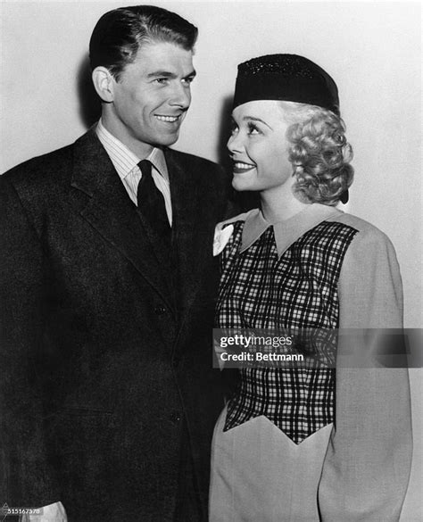 Ronald Reagan And Jane Wyman Under Contract To Warner Brothers