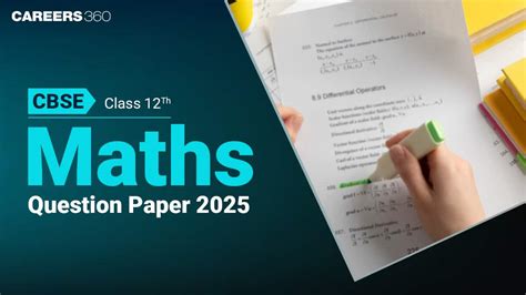 Cbse Class 12 Maths Question Paper 2025 Pdf 8 March Download All Sets