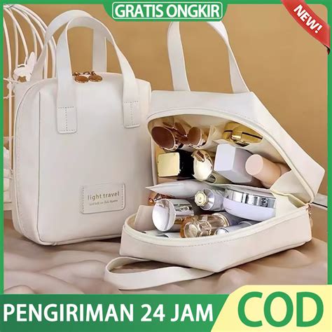 Jual Tas Kosmetik Portabel Shell Tas Penyimpanan Portabel Perjalanan Tas Penyimpanan Produk