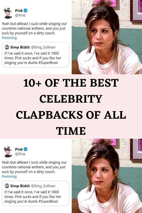10 Of The Best Celebrity Clapbacks Of All Time Artofit
