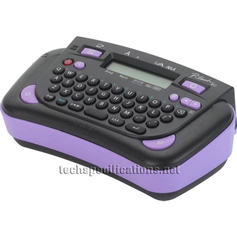 Brother PT 80 Label Printer Tech Specs