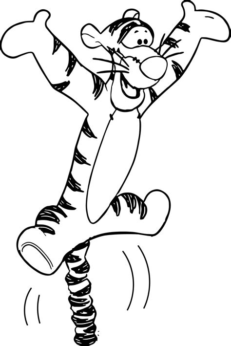 Tigger Posters Coloring Page