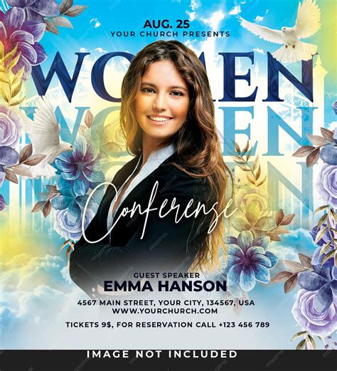Women Conference Flyer Psd Template Premium Psd