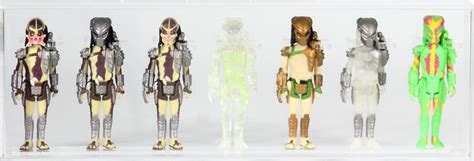 Custom 2016 Funko Reaction Predator Loose Action Figure 6pc Set