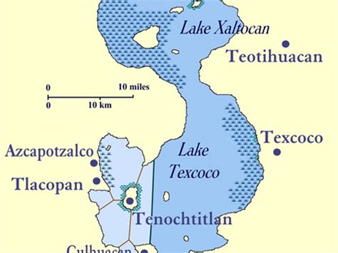 Lake Texcoco Map