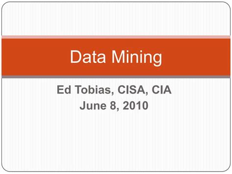 data mining ppt