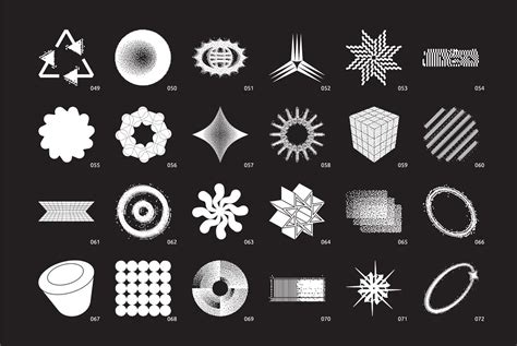 Bitmap Vector Shapes Part 1 6917278 PSD Мокапы шаблоны графика кисти