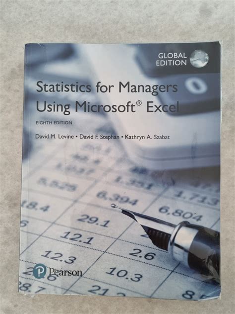 statistics for managers using microsoft excel 8th edition hobbies