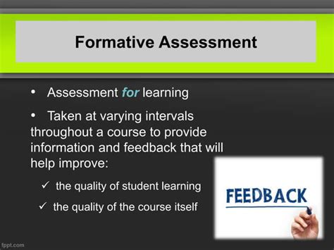Formative And Summative Assessment Ppt Ppt