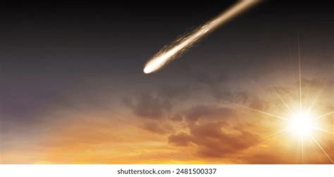 Meteorite Falling In The Sky