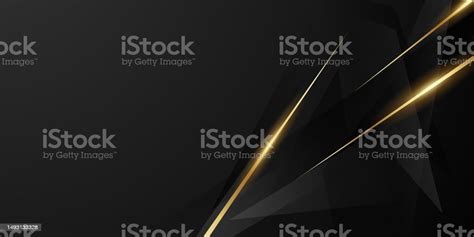고급 황금 요소 벡터 일러스트레이션과 추상적인 현대 디자인 블랙 배경 0명에 대한 스톡 벡터 아트 및 기타 이미지 0명 3차원 형태 검은색 Istock