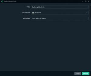 How To Change Stream Title On OBS