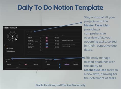 Notion To Do List Template Digital Productivity Planner A Notion Dashboard Perfect For Babes