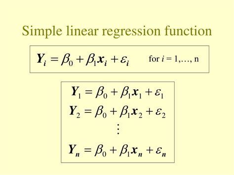 Ppt Linear Regression Models In Matrix Terms Powerpoint Presentation Id 501102