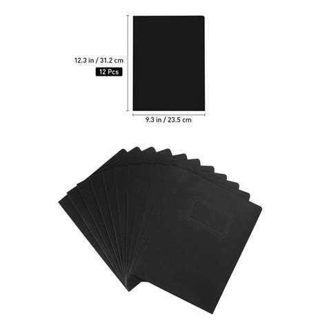 12pcs A4 2pockets Kraft Paper File Folder Card Hol Grandado