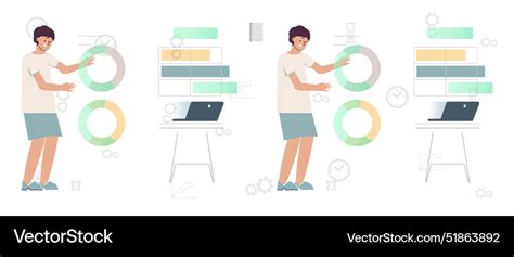 Programmers Hackers Freelancers Overworked Vector Image