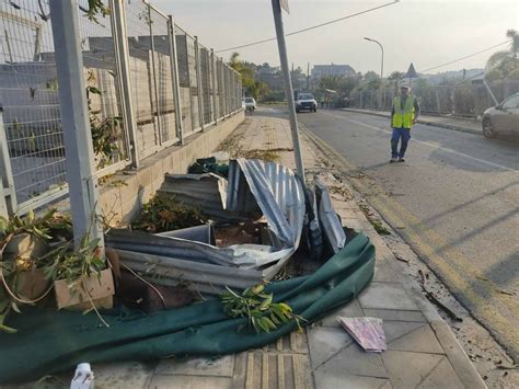 Tornado Causes Extensive Damage In Limassol Photos In