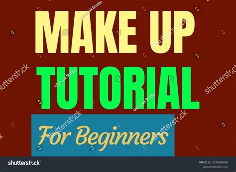make tutorial beginners best text design stock illustration 2525566539